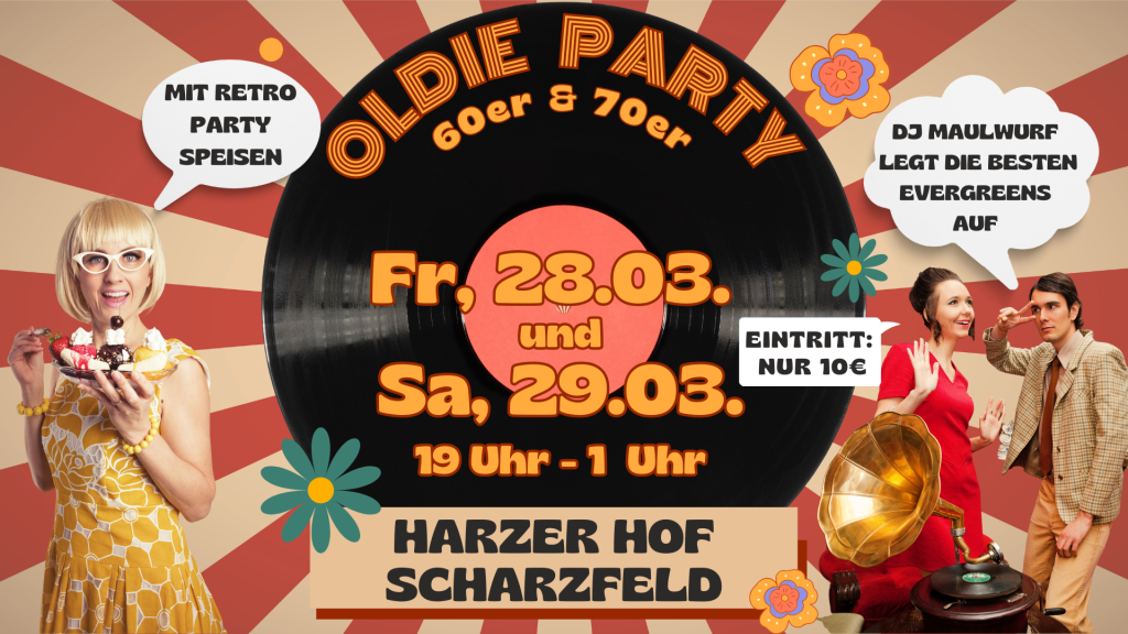 Oldie-Party der 60er und 70er Jahre - Harzer Hof